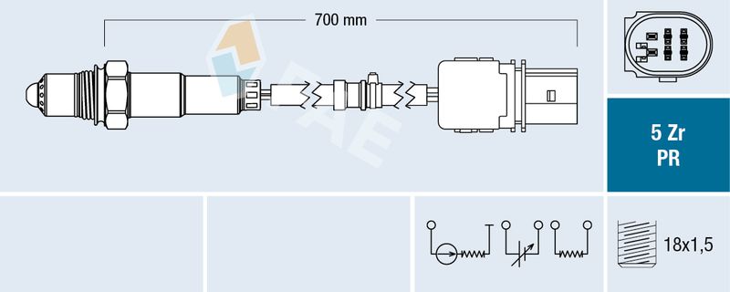 Lambda-sonda FAE 75158