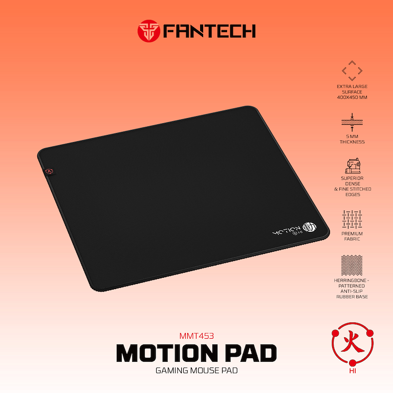 Podloga za mis Fantech Motion pad MMT453 HI crna