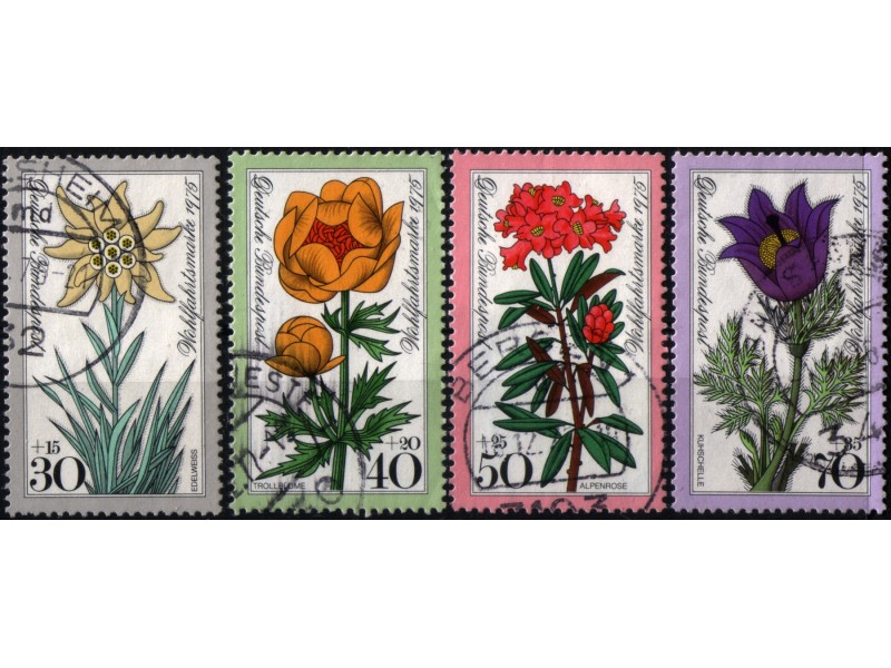 kt674h 15.okt1975 DeutscheBP Mi867-70(-o-)
