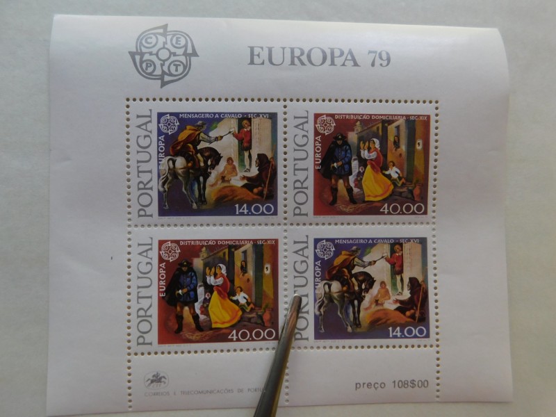 ** PORTUGAL EUROPA 1979 BLOK **