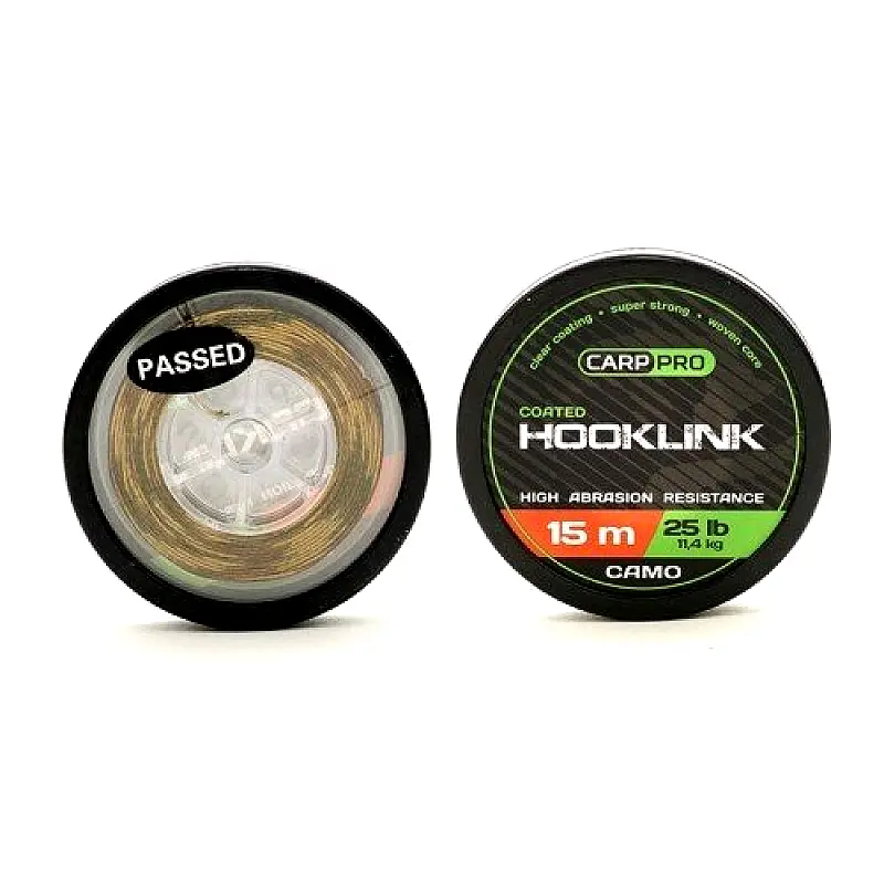 Carp Pro SOFT COATED HOOKLINK CAMO 15m 25lb (CP4210-025) 47412