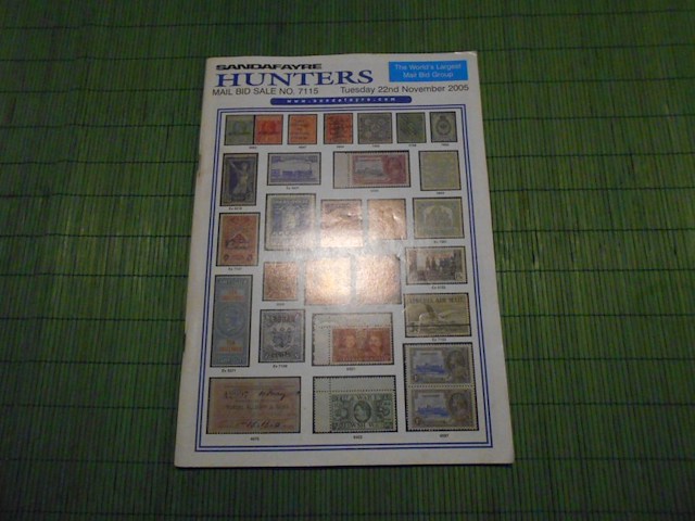 Sandafayre Hunters mail bid sale no. 7115 22th nov.2005