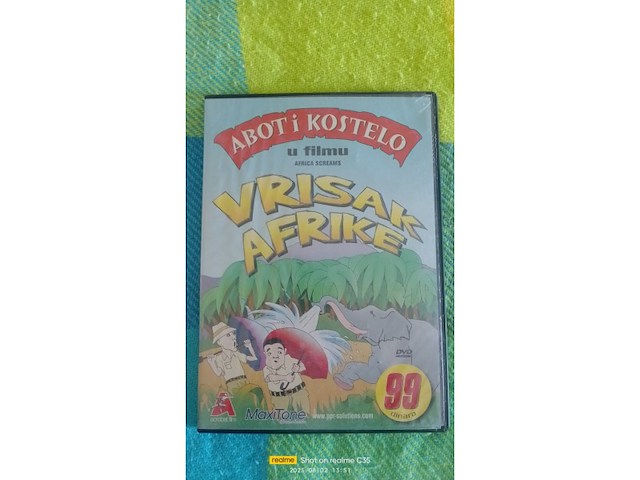 DVD CRTANI FILM - ABOT I KOSTELO VRISAK AFRIKE