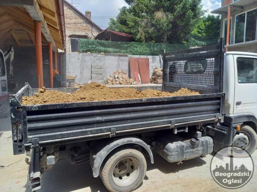 Prevoz građevinskog materijala, odvoz šuta