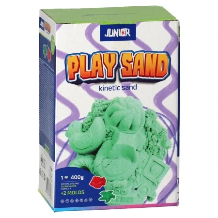 Junior play sand kinetički pesak sa kalupima 400g - odaberite boju zelena ( 130742 )