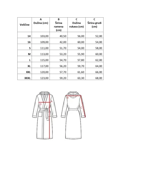 Ready Bade mantil - Plavi (14-16)