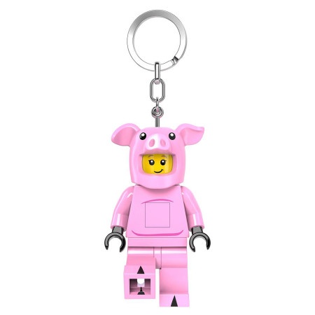 Lego Minifigure privezak za ključeve sa svetlom: Tip u kostimu praseta ( LGL-KE212H )