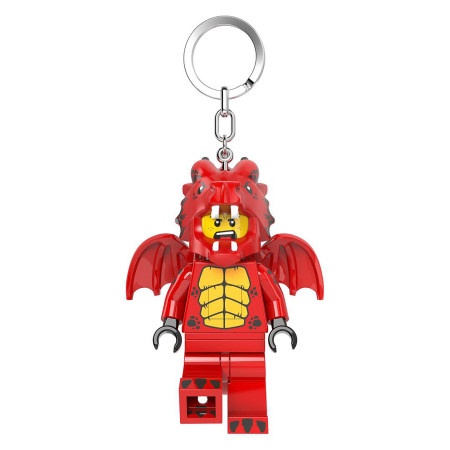 Lego Minifigure privezak za ključeve sa svetlom: Tip u odelu zmaja ( LGL-KE196H )