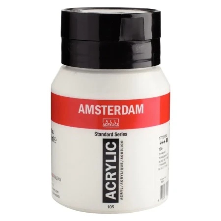 Royal Talens amsterdam akrilna boja 500ml- odaberite nijansu titanium white ( 682105 )