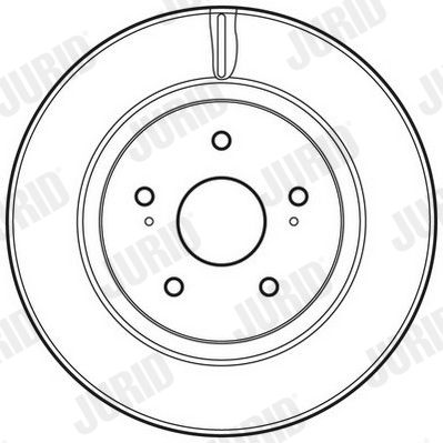 Kočioni disk JURID 562632JC