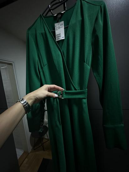 H&M Haljina sa kaišem nova 34