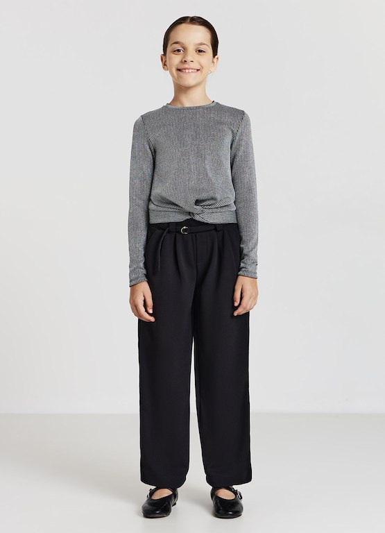 RIBBED T-SHIRT WITH KNOT SC11