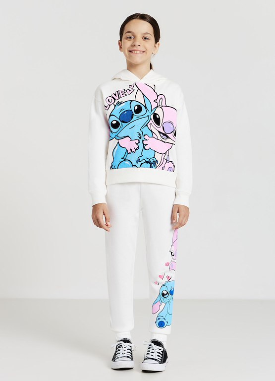 STITCH PRINT GYM TROUSERS BELA KREM