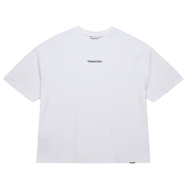 BRANDED M&N SCRIPT OVERSIZED TEE 'WHITE'