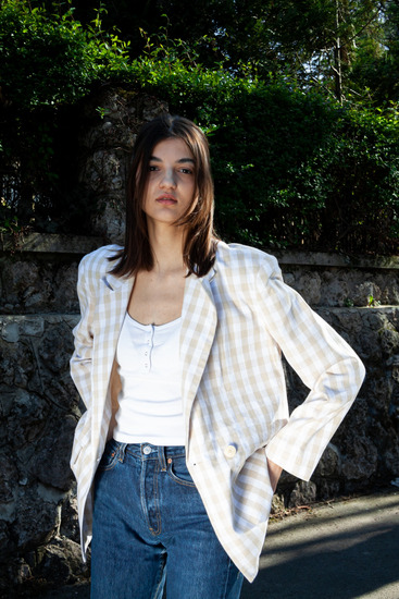 Novi ZARA Gingham Sako - SNIŽENJE