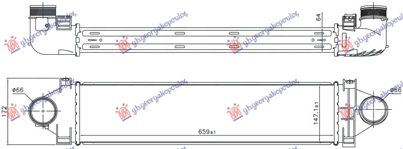 HLADNJAK INTERKULERA 2.2 DIZEL (660x150)