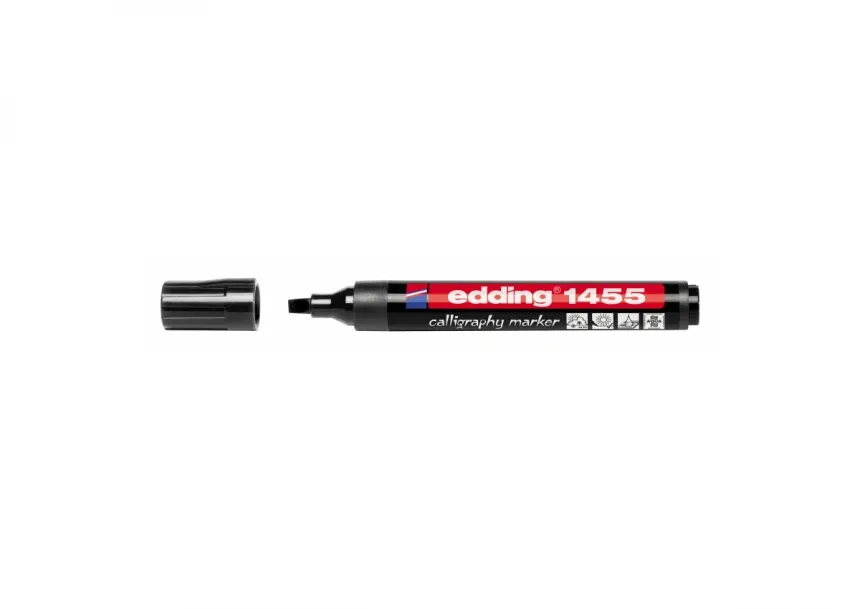 Permanent kaligrafski marker E-1455 1-5mm Edding crna 08M1455B