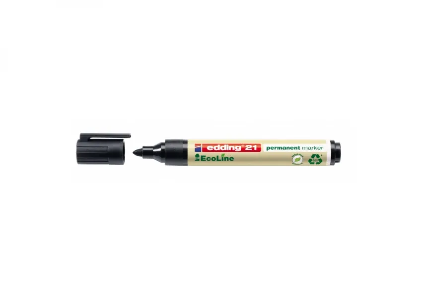 Marker permanent E-21 EcoLine 1,5-3mm, zaobljeni Edding crna 08M21B