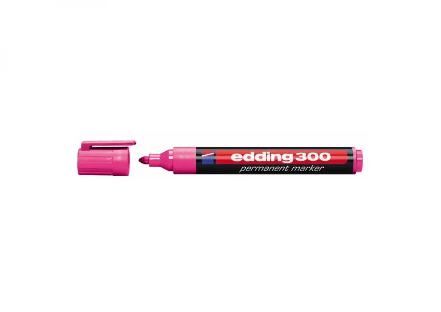 Marker permanent 300 1,5-3mm, zaobljeni Edding roze 08M300I