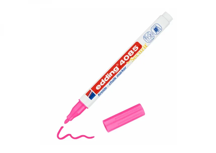 Marker za staklo CHALK MARKER E-4085 1-2mm neon Edding roze 08M4085NI