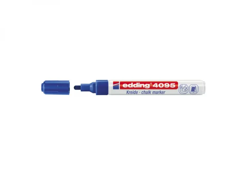 Marker za staklo CHALK MARKER E-4095 2-3mm Edding plava 08M4095E
