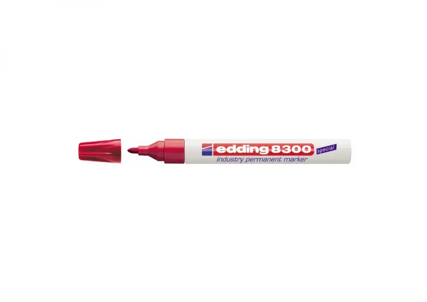 Industrijski permanent marker E-8300 1,5-3mm Edding crvena 08M8300D