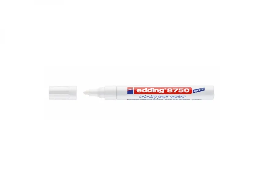 Industrijski paint marker E-8750 2-4mm Edding bela 08M8750A