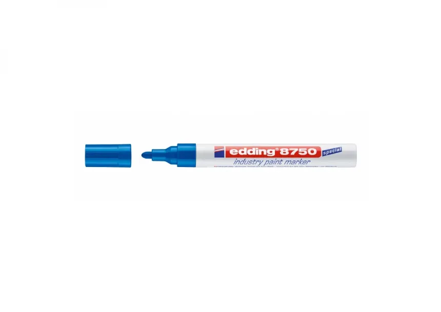 Industrijski paint marker E-8750 2-4mm Edding plava 08M8750E