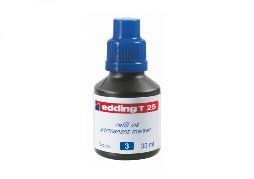 Refil za markere E-T25, 30ml Edding plava 08MM09E