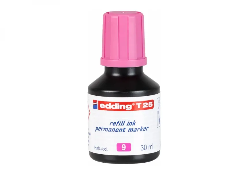 Refil za markere E-T25, 30ml Edding roze 08MM09I