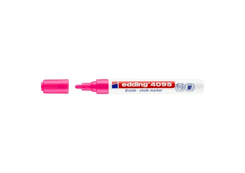 Marker za staklo CHALK MARKER E-4095 2-3mm Edding roze 08M4095I
