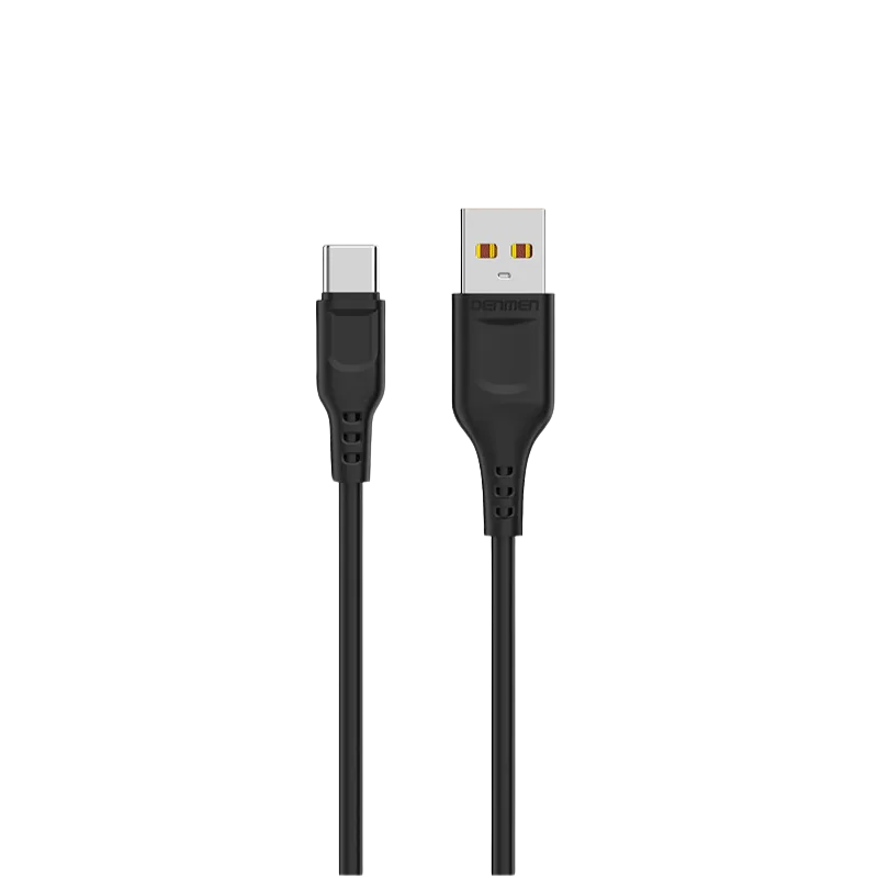 DENMEN kabl USB-A na USB-C, 2.4A, (D01T) Crni