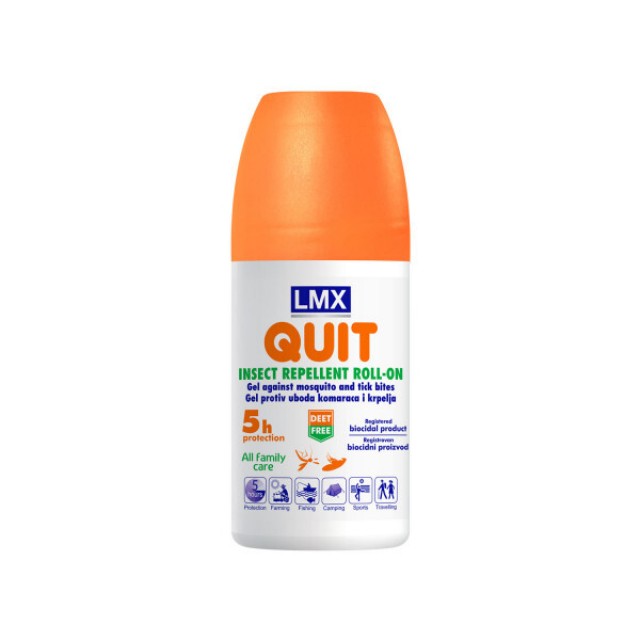 LMX QUIT ROLL-ON PROTIV UBODA KOMARACA I KRPELJA 100 ML