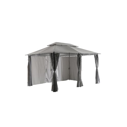 Metalni Gazebo paviljon Belize - sivi