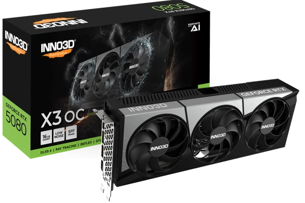INNO3D GEFORCE RTX 5080 X3 OC 16GB GDDR7 256bit Grafička karta