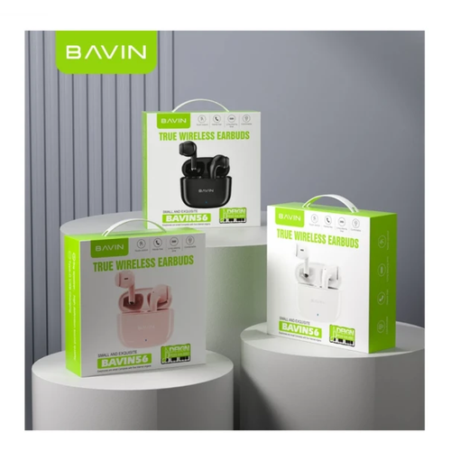 Bavin slušalice wireless earbuds crna