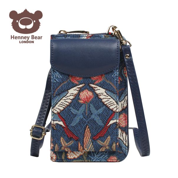 HENNY BEAR Novčanik damski hw-116 blue hummingbird 10x4x18