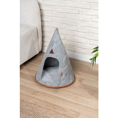 CATHOMEM Grey Felt Cat Bed