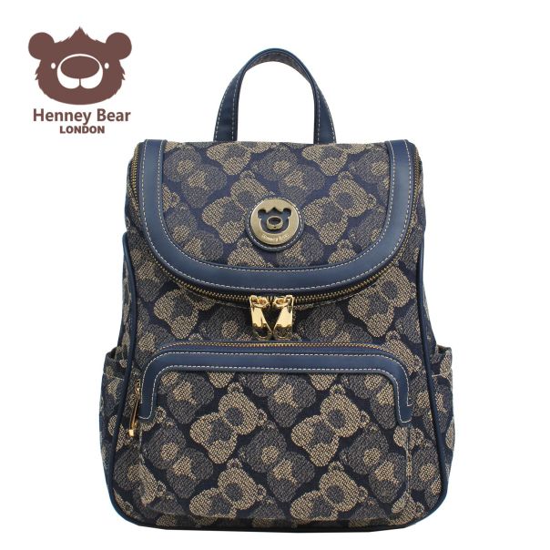 HENNY BEAR Ranac H-1138 shadow bear blue 25.5x12x29