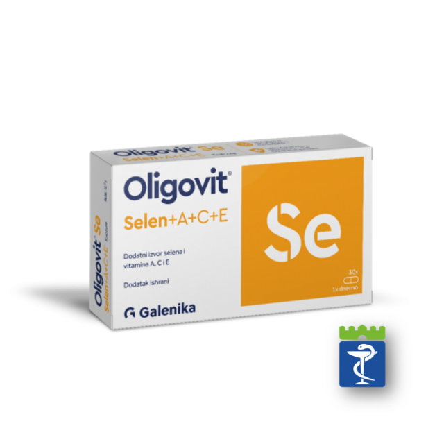 OLIGOVIT SE KAPSULE 30X0.1MG