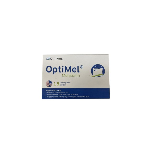 OPTIMEL MELATONIN SUBLINGVALNE TABLETE A15