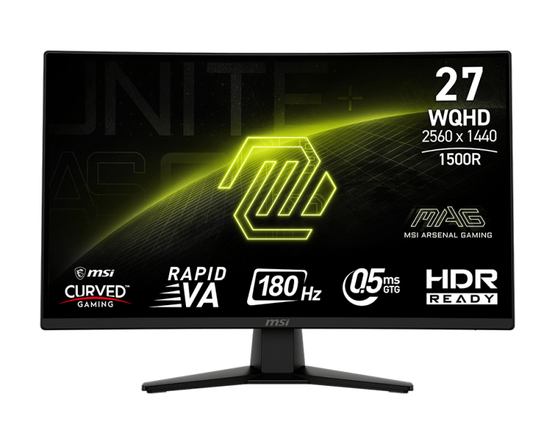 27 inča MAG 274CQF WQHD 2560x1440 180 Hz zakrivljeni gaming monitor