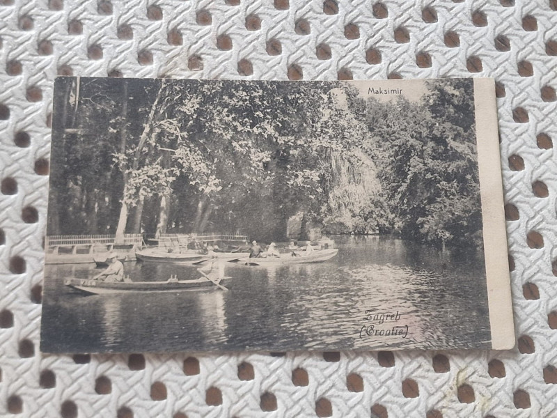 Zagreb 1905 Maksimir Putovala u Beč