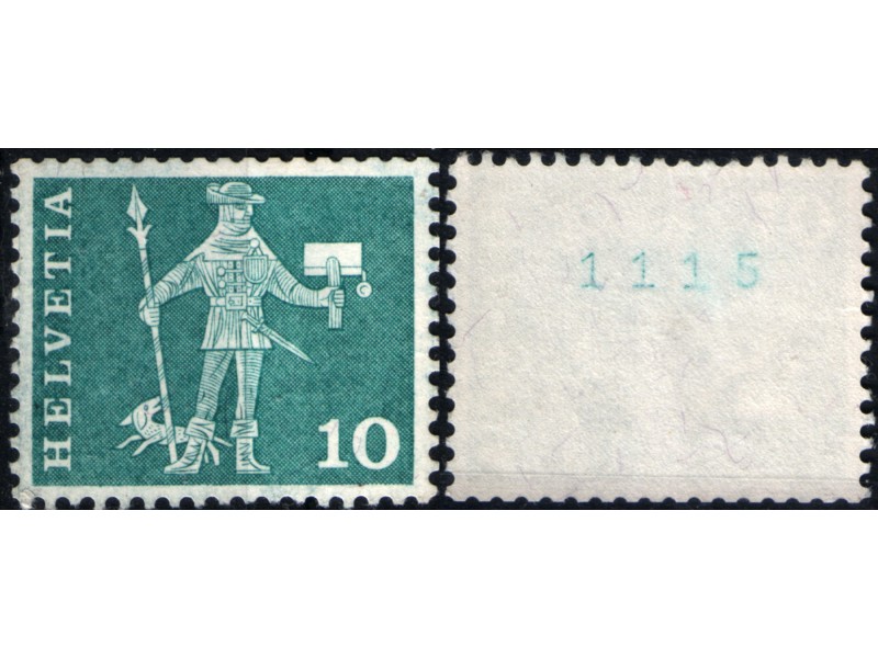 kt674t 10.maj1960 Helvetia Mi697Ry **