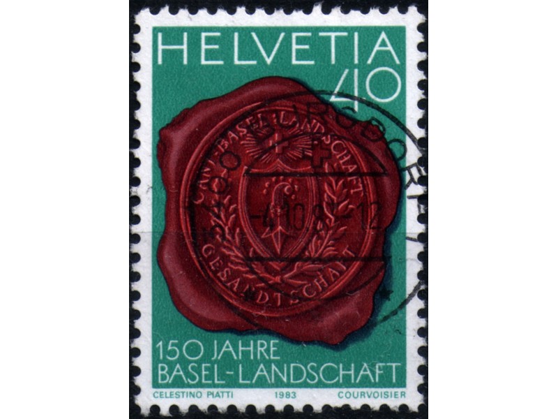 kt675f 26.maj1983 Helvetia Mi1255(-o-)