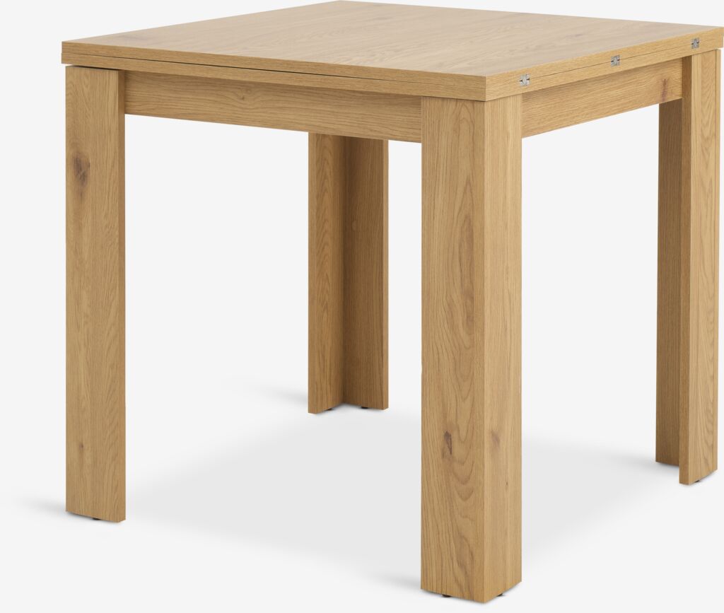 Trpezarijski sto JUNGEN 80x80/160 topao hrast boja