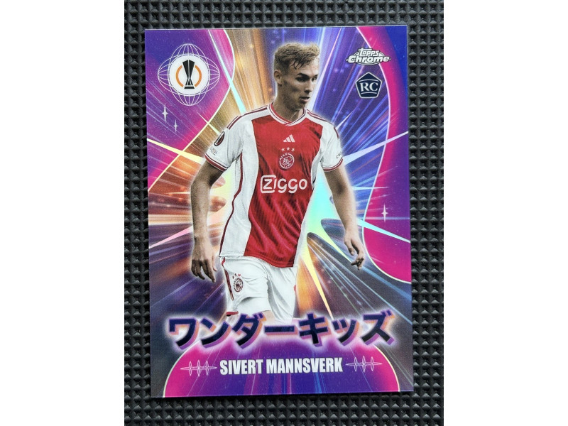 2023-24 Topps Chrome UCL Japan Edition #Sivert Mannsver