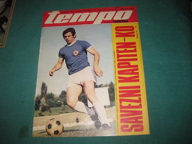 Tempo br.278 (1971) Nedeljni ilustrovani sportski list