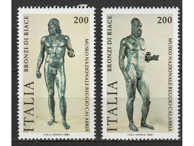 Italy, Italija - 1981 - Riace Bronzes - MNH