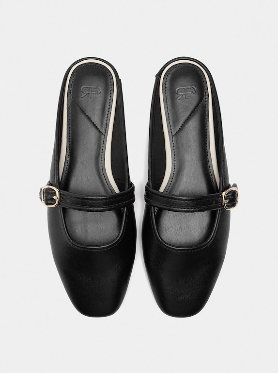 BALLET FLATS SLINGBACK WITH STRAP AND BUCKLE
